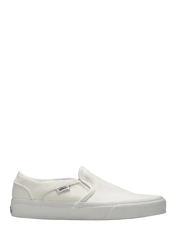 VANS Asher Canvas Slip-on Sneakers - White