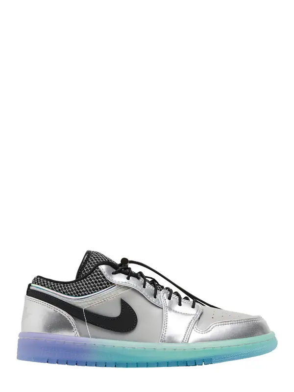 JORDAN 1 Low Se 'metallic Gradient' Sneakers - Silver