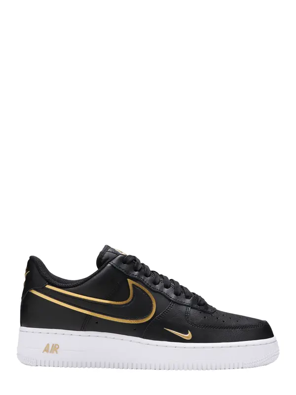 Nike Air Force 1 '07 Lv8 'metallic Swoosh Pack' Sneakers - Black