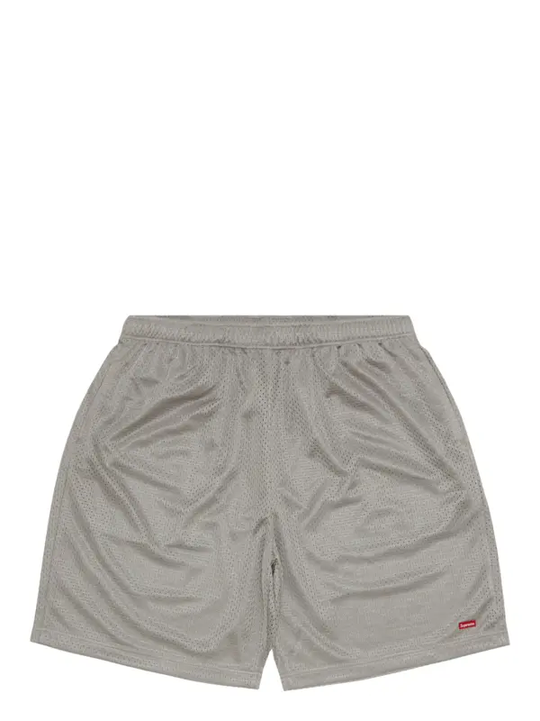 Supreme Small Box Baggy Mesh Short - Grey