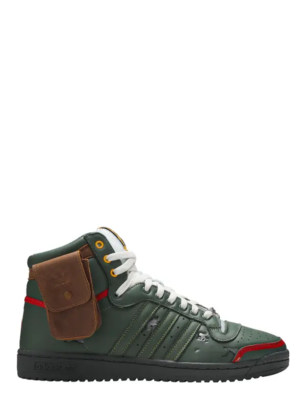 Adidas Star Wars Top Ten Hi 'boba Fett' Sneakers - Green