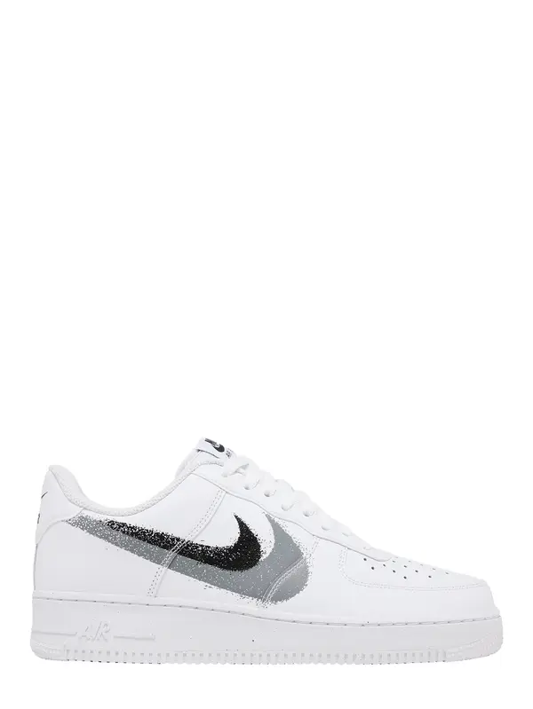 Nike Air Force 1 '07 'spray Paint Swoosh' Sneakers - White