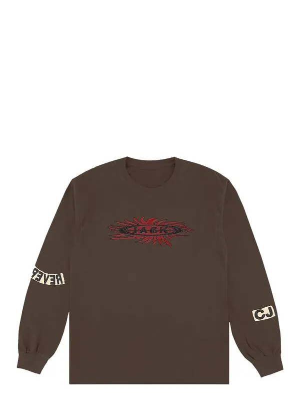 CACTUS JACK BY TRAVIS SCOTT Reverse Jack Long-sleeve Tee - Brown