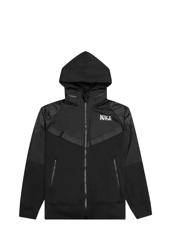 Nike X Sacai Full Zip Hoodie - Black