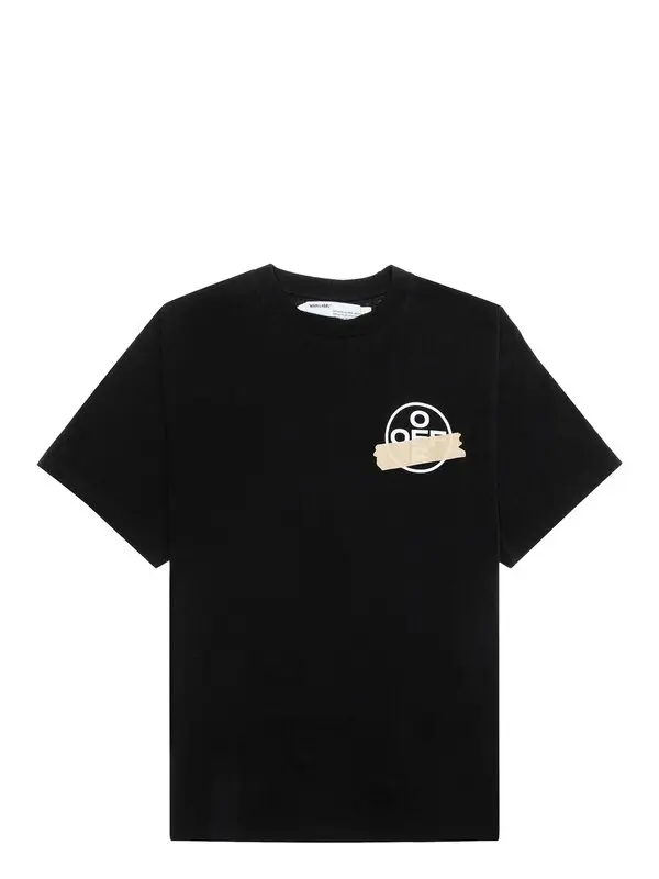 Off-White Tape Arrows Short Sleeve Over T-shirt - Black