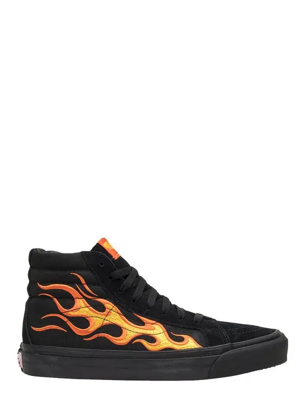 VANS Wtaps X Sk8 Hi Lx 'flame' High Top Sneakers - Orange