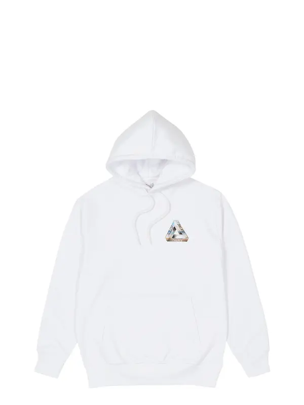 PALACE Tri-chrome Hood - White