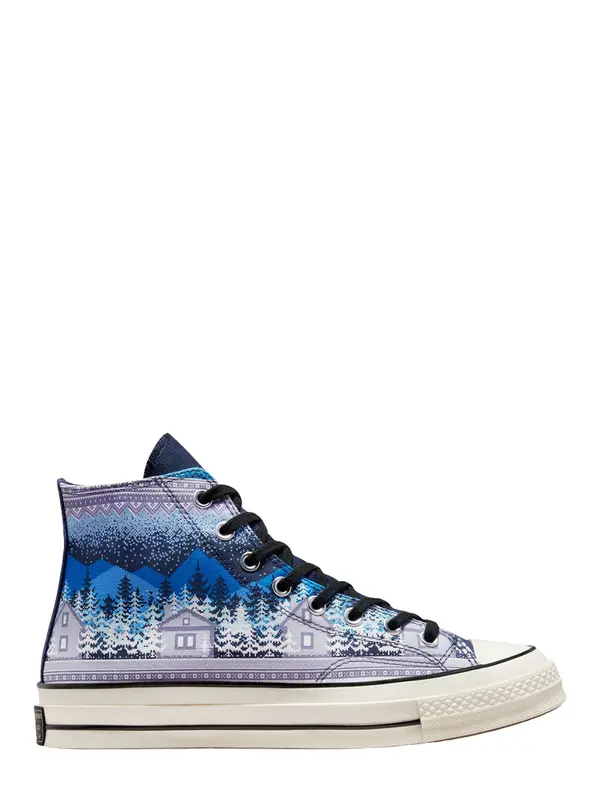 CONVERSE Chuck 70 High Holiday Sweater - Blue
