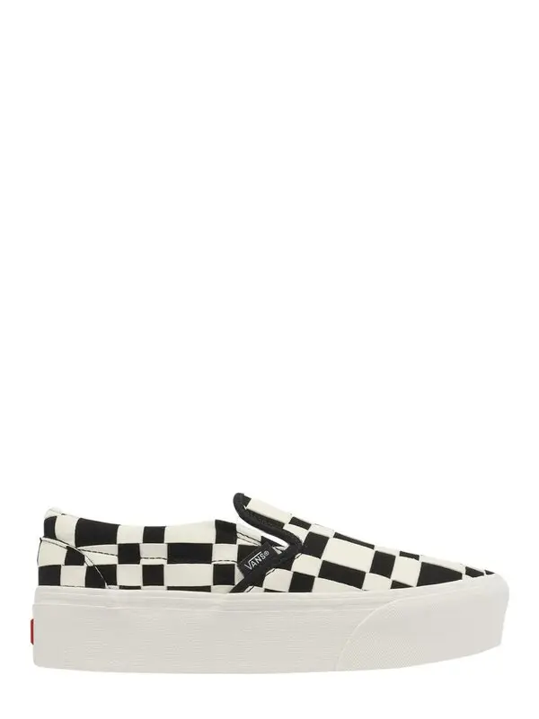 VANS Classic Woven Checkerboard Slip-on - Black