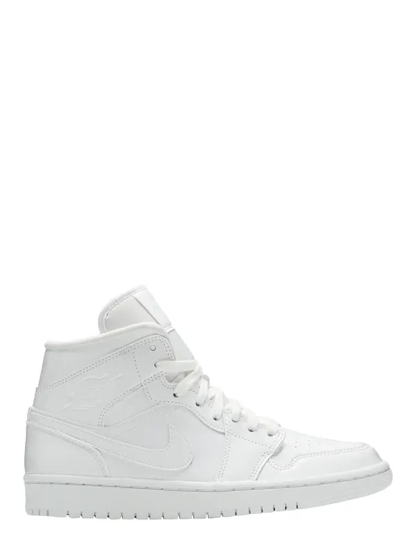 JORDAN 1 Mid Patent Sneakers - White