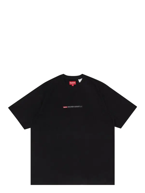 Supreme Property Label Short-sleeve Top - Black