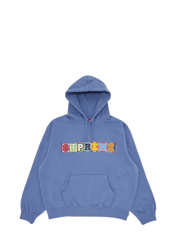 Supreme Beaded Hooded Sweatshirt - Purple