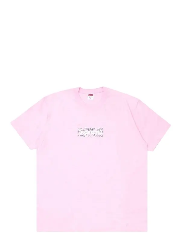 Supreme Bandana Box Logo Tee 'light - Pink