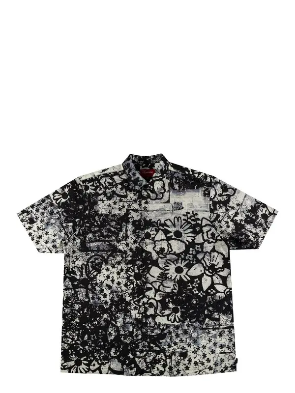 Supreme X Christopher Wool Short-sleeve Shirt - Black