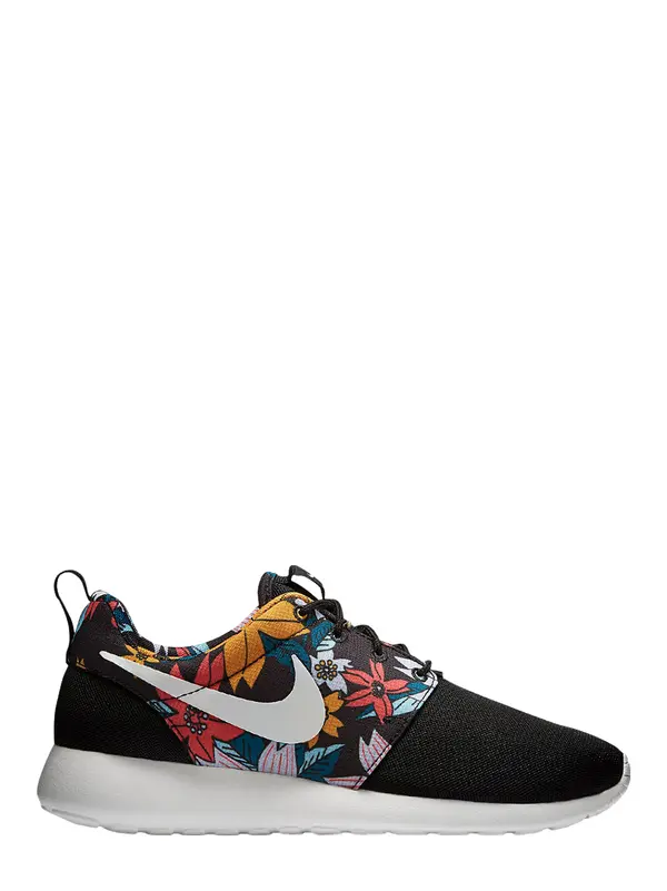 Nike Roshe Run Print Sneakers - Black