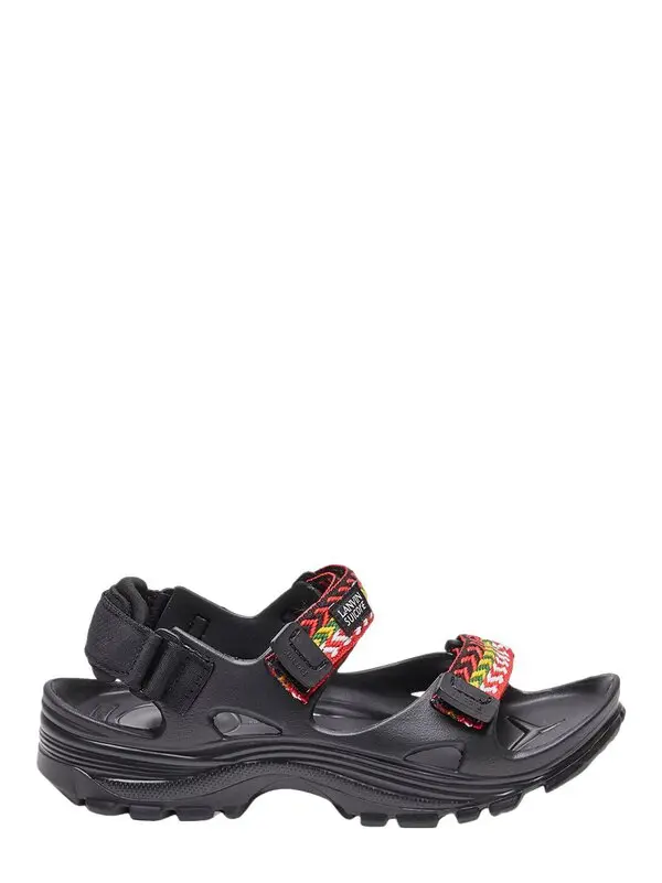 Suicoke Lanvin X Wake Curb Sandals - Black