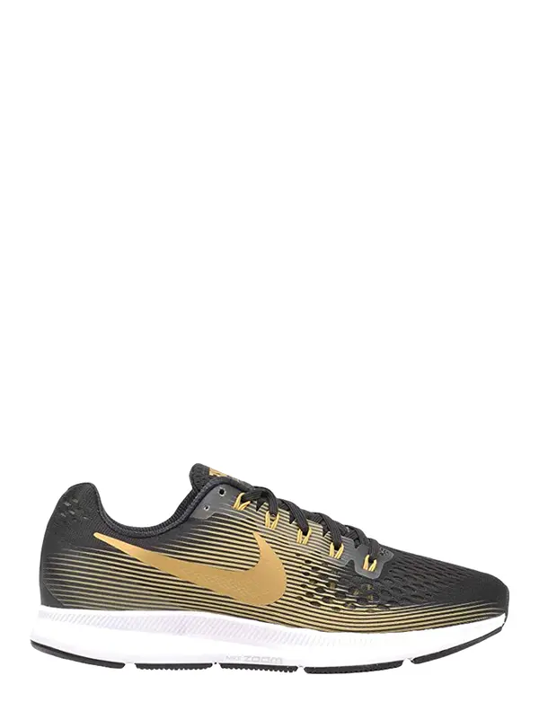 Nike Air Zoom Pegasus 34 Wide Metallic Gold - Black