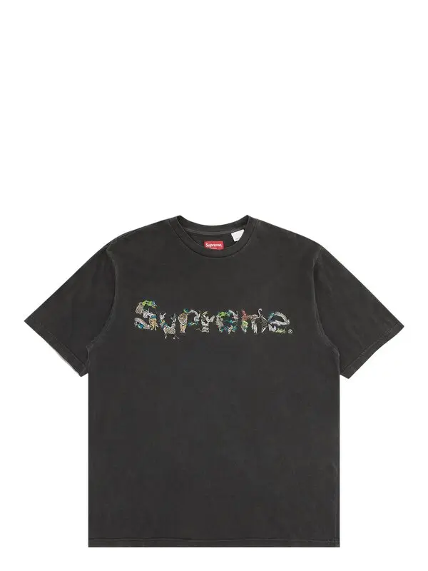 Supreme Animal Kingdom Short-sleeve Top - Black