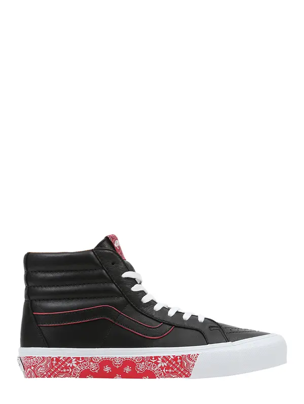 VANS Sk8-hi Reissue Lx Bandana High-top Sneakers - Black