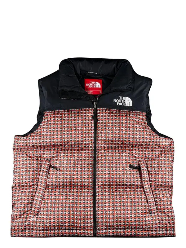 Supreme X The North Face Studded Nuptse Vest - Red