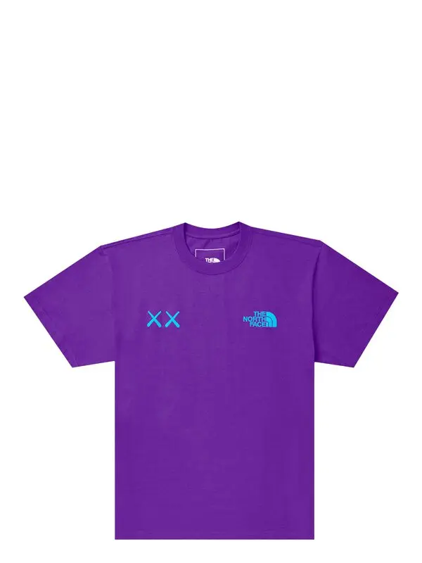 The North Face X Kaws Short-sleeve Tee 'gravity - Purple