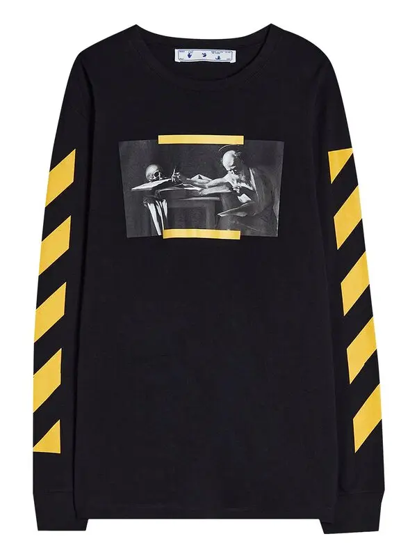 Off-White Caravaggio Painting Long-sleeve Tee - Black