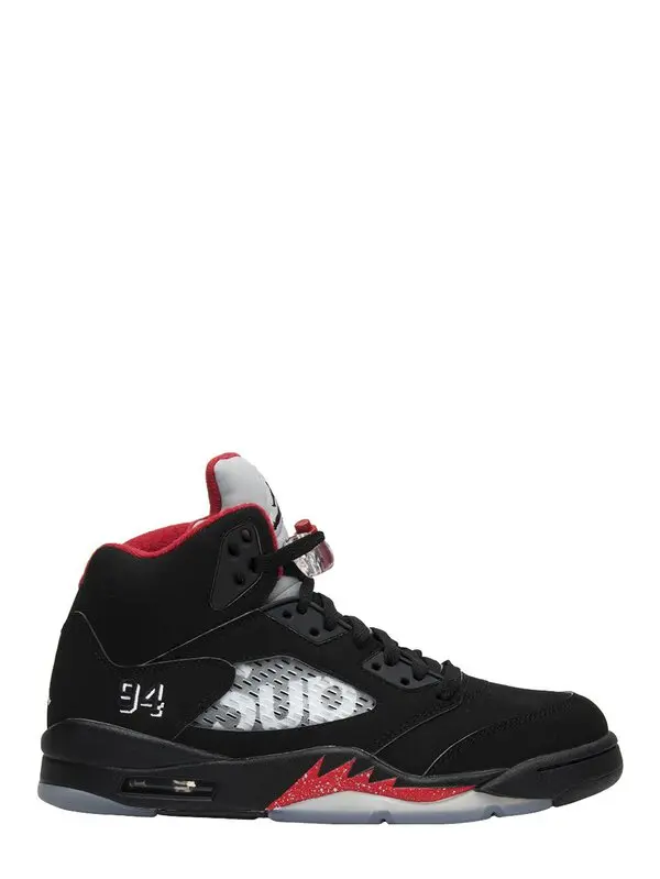 JORDAN X Supreme 5 Retro Sneakers - Black