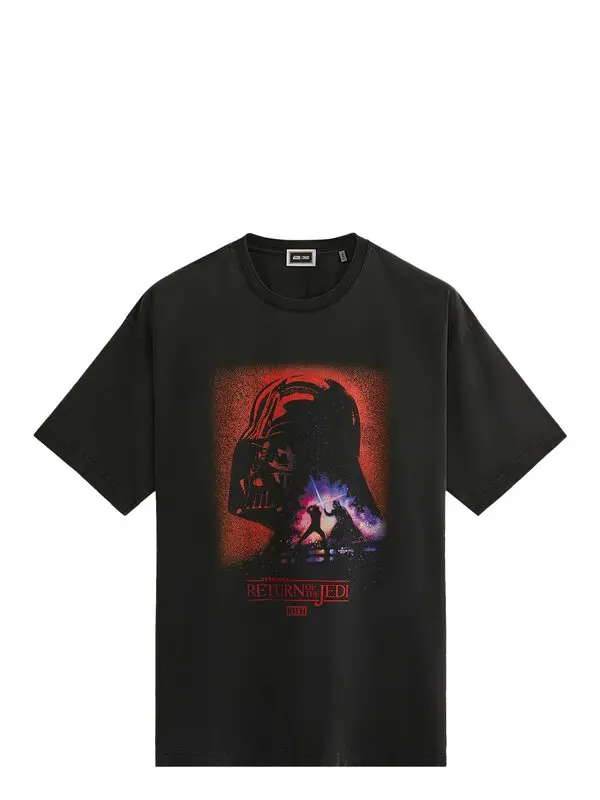 Kith X Star Wars Darth Vader Poster Vintage Tee - Black
