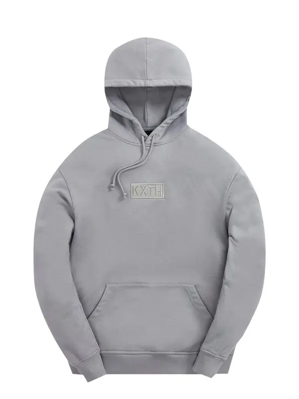 Kith Embroidered Pullover Hoodie - Grey