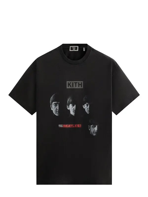 Kith For The Beatles Meet The Beatles Top - Black