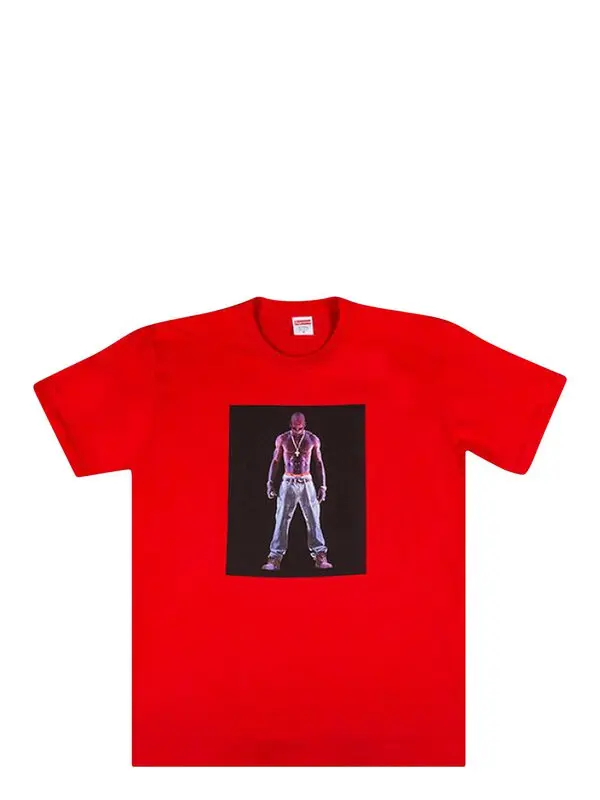 Supreme Tupac Hologram Tee - Red