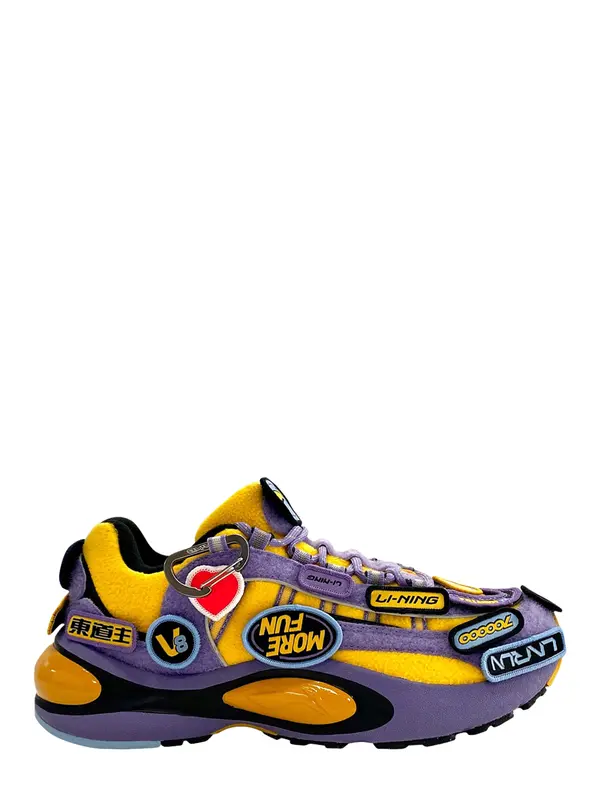 LI-NING Essence New York Fashion Week Vintage Patches Sneakers - Purple