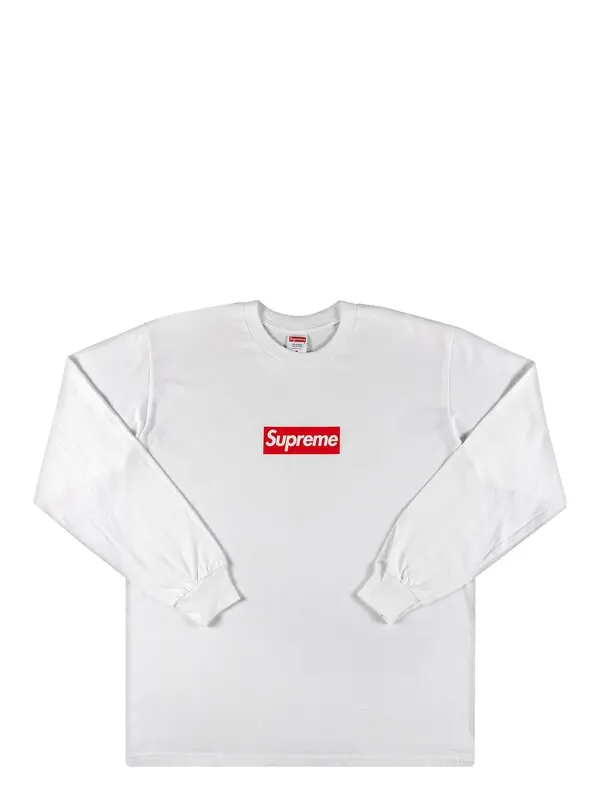 Supreme Box Logo Long-sleeve Tee - White
