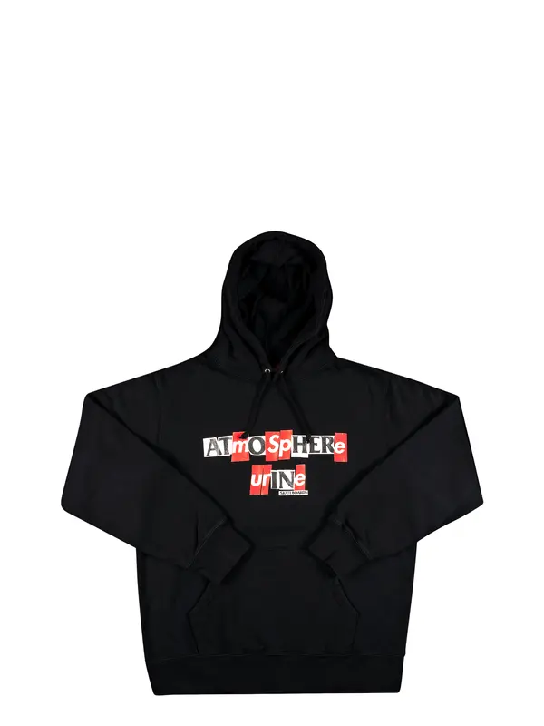 Supreme X Antihero Hooded Sweatshirt - Black