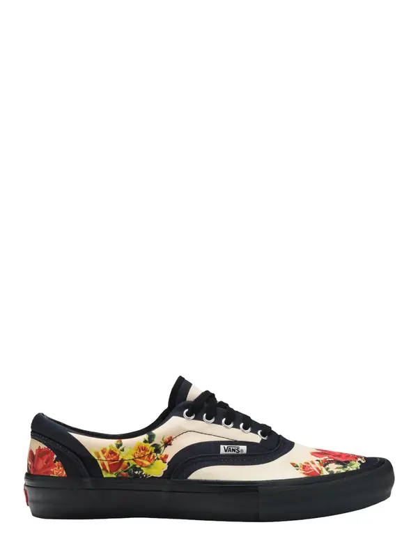 VANS Supreme X Jean Paul Gaultier X Era Pro Floral Sneakers - Black