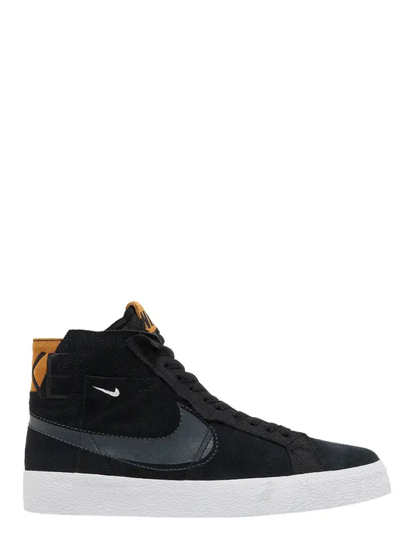 Nike Zoom Blazer Mid Premium Sb Patchwork - Black
