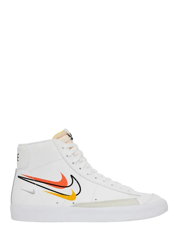Nike Blazer Mid '77 Multi Swoosh Sneakers - White