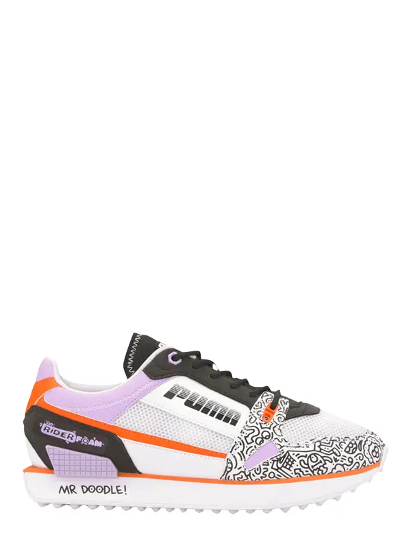 PUMA Mile Rider Wavy Doodles Sneakers - White