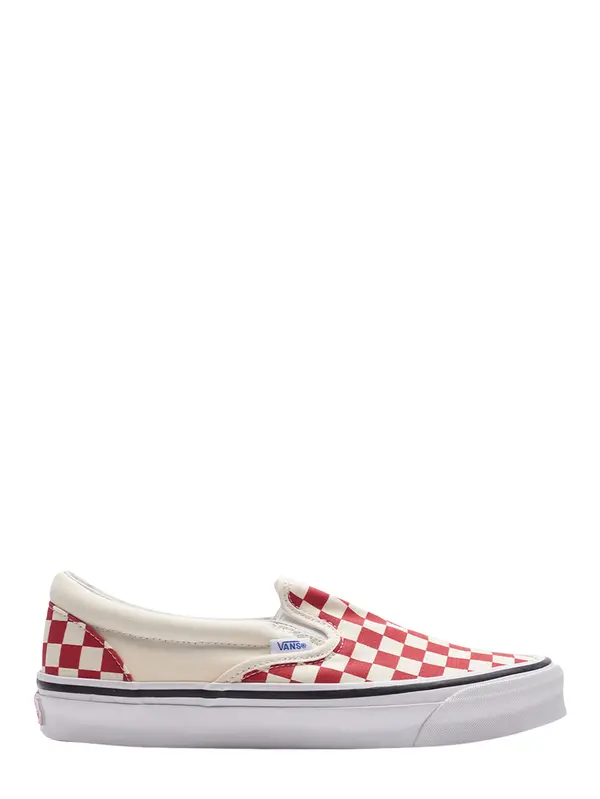 VANS Og Classic Slip-on Lx Checkerboard - Red