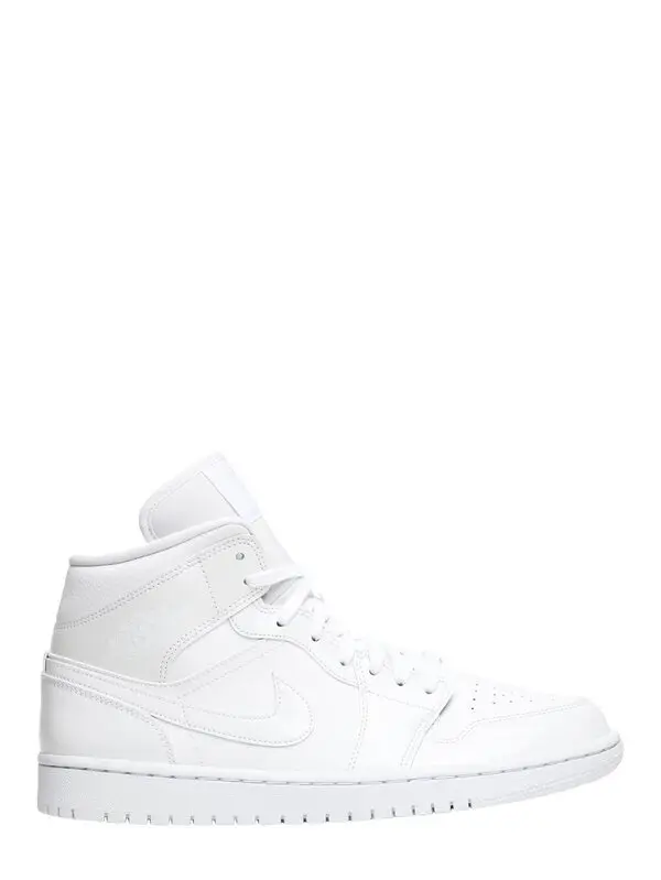 JORDAN 1 Mid Triple Patent Sneakers - White