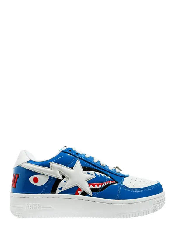 BAPE Bapesta Low M1 'shark Face - Blue
