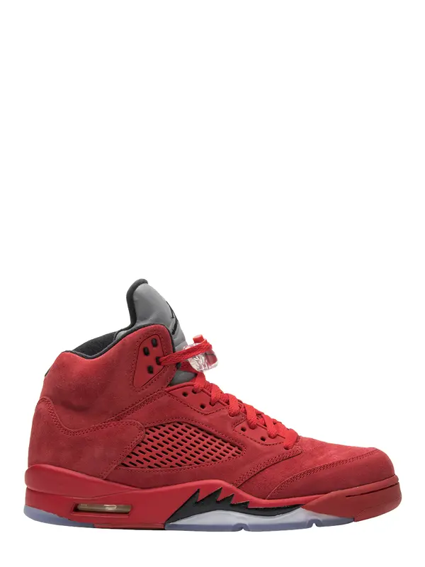 JORDAN 5 Retro Suede Sneakers - Red
