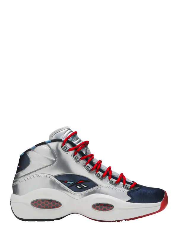 REEBOK James Harden X Question Mid 'cross Over' Sneaker - Silver