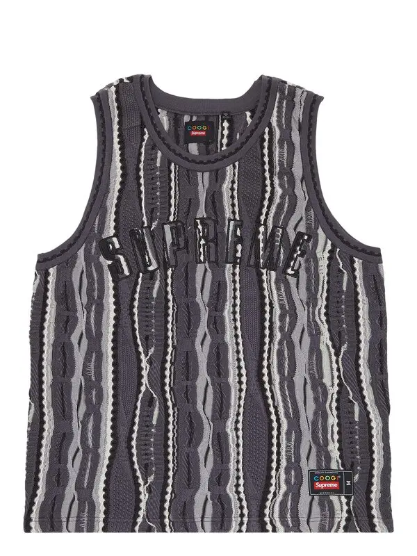 Supreme X Coogi Basketball Jersey - Black