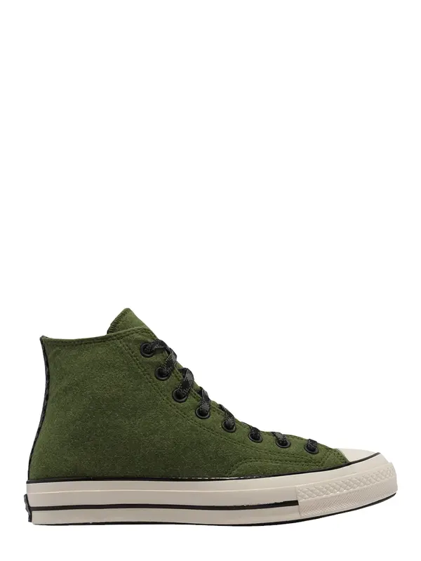 CONVERSE Chuck 70 High Flannel Sneakers - Green