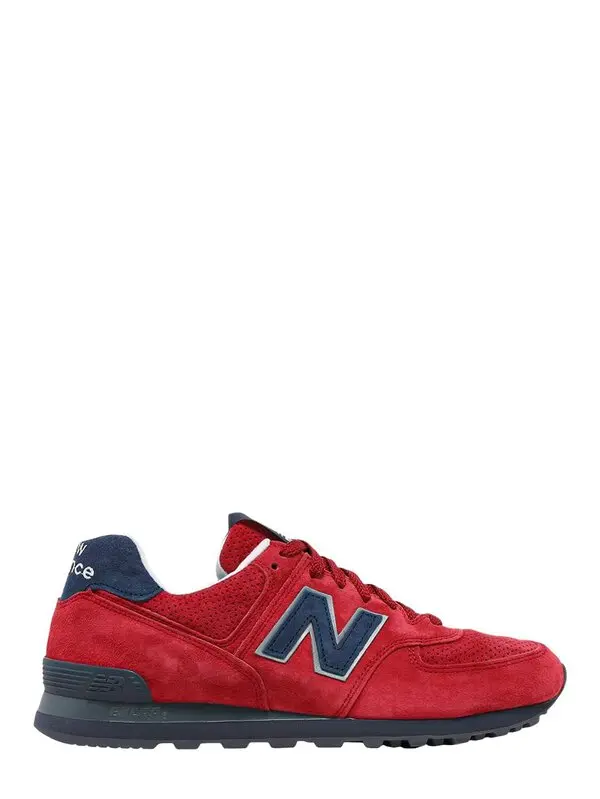 NEW BALANCE 574 Made In Usa - Red