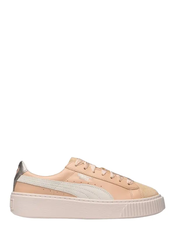 PUMA Basket Platform Up Sneakers - Tan