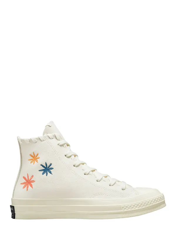 CONVERSE Chuck 70 High Embroidered Floral - Cream