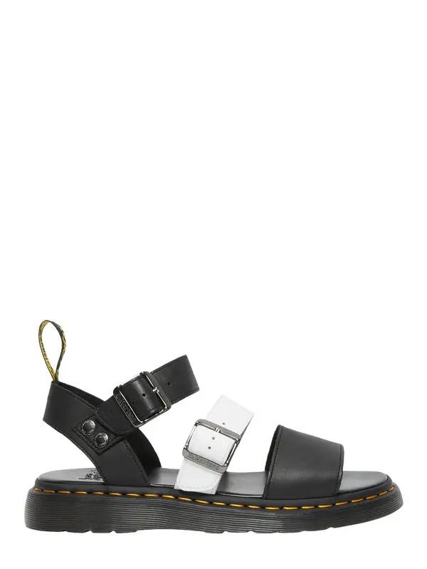 Dr. Martens Gryphon Leather Strap Sandals - Black