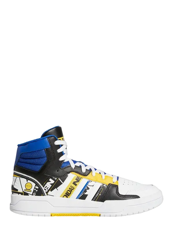 Adidas Entrap Mid 'golden State Warriors' High-top Sneakers - White